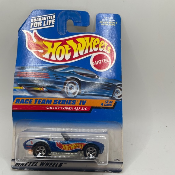 Hot Wheels | Toys | Hot Wheels Shelby Cobra 427 Sc Team Race Series Iv ...